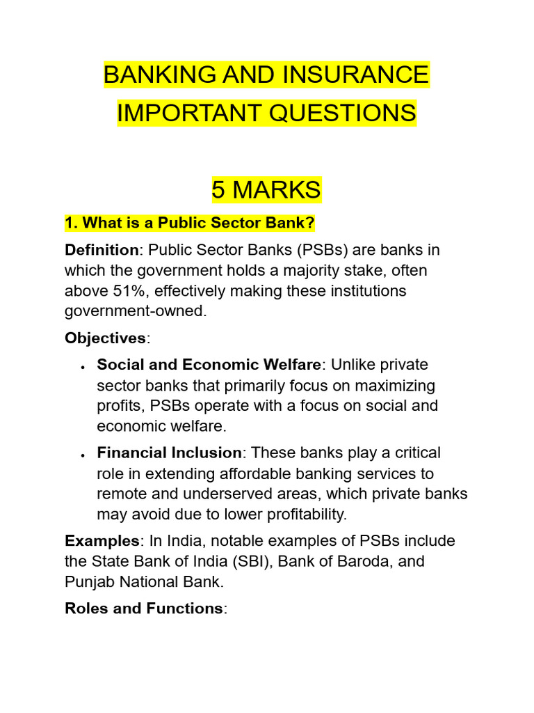 Understanding Banking and Insurance Concepts | PDF | Basel Ii | Insurance