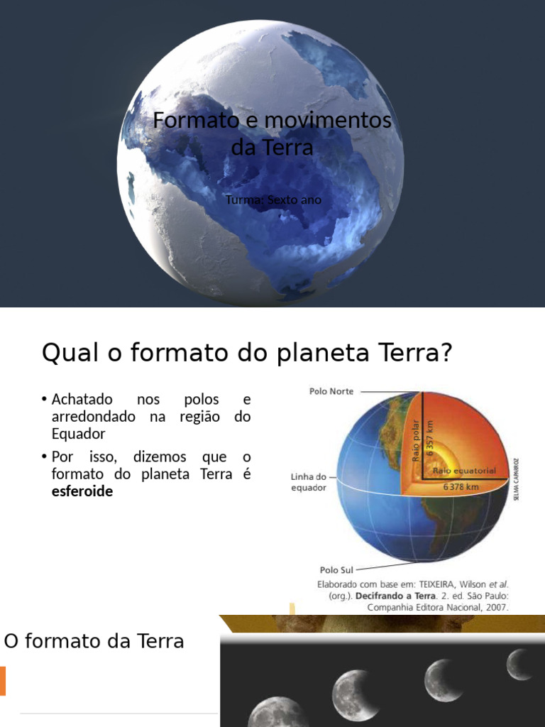 Formato e Movimentos Da Terra | PDF