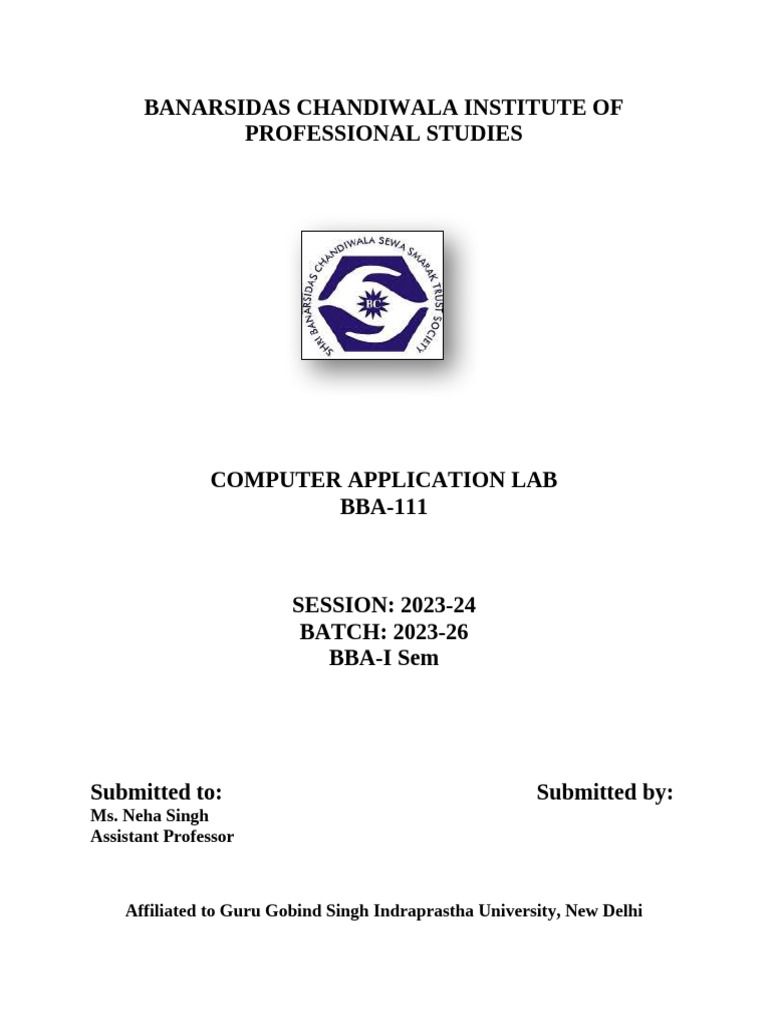 Itab Lab File 2024 | PDF