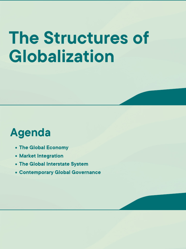 The Structures of Globalization | PDF | Globalization | Economic Globalization