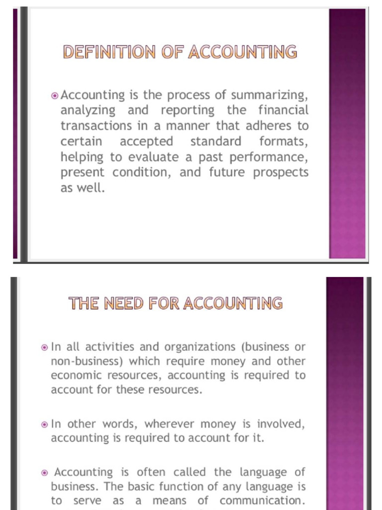 Accounts Class 11 | PDF