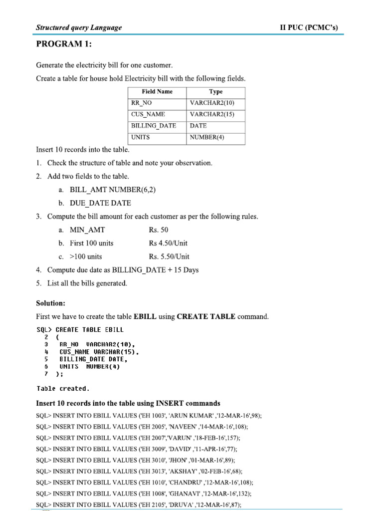 SQL | PDF