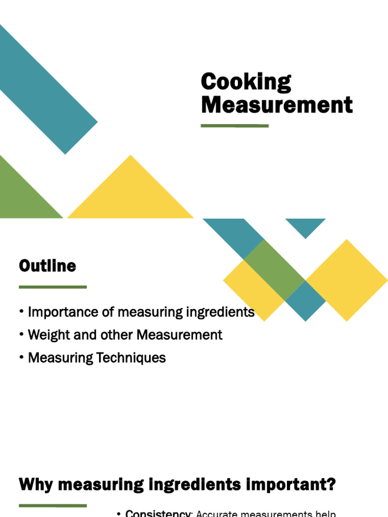 Kitchen Measurement | PDF | Teaspoon | Tablespoon