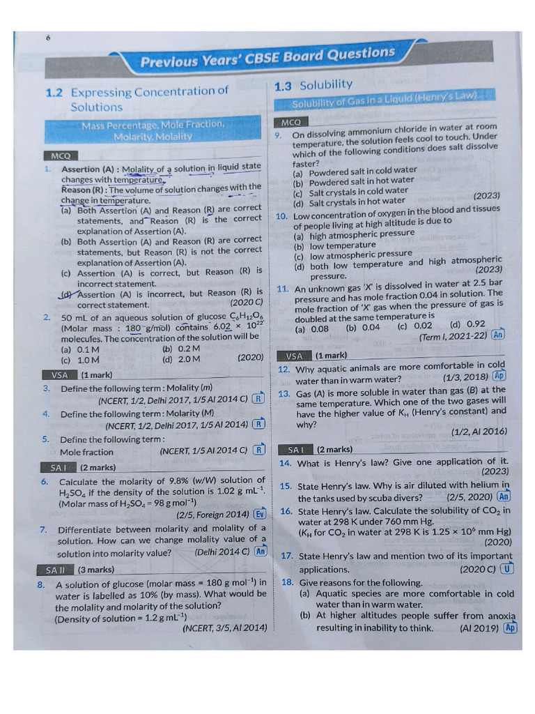 Solutions Pyqs With Solution | PDF