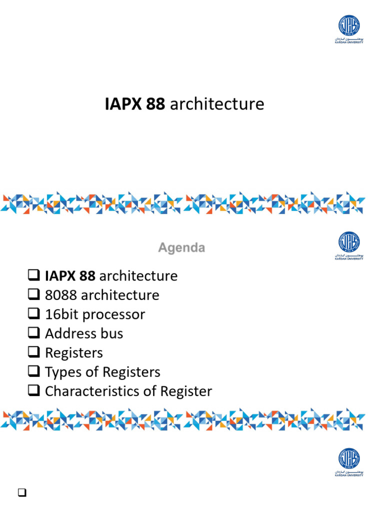 Computer Organization and Assembly Language Lecture 5 120 7 | PDF ...