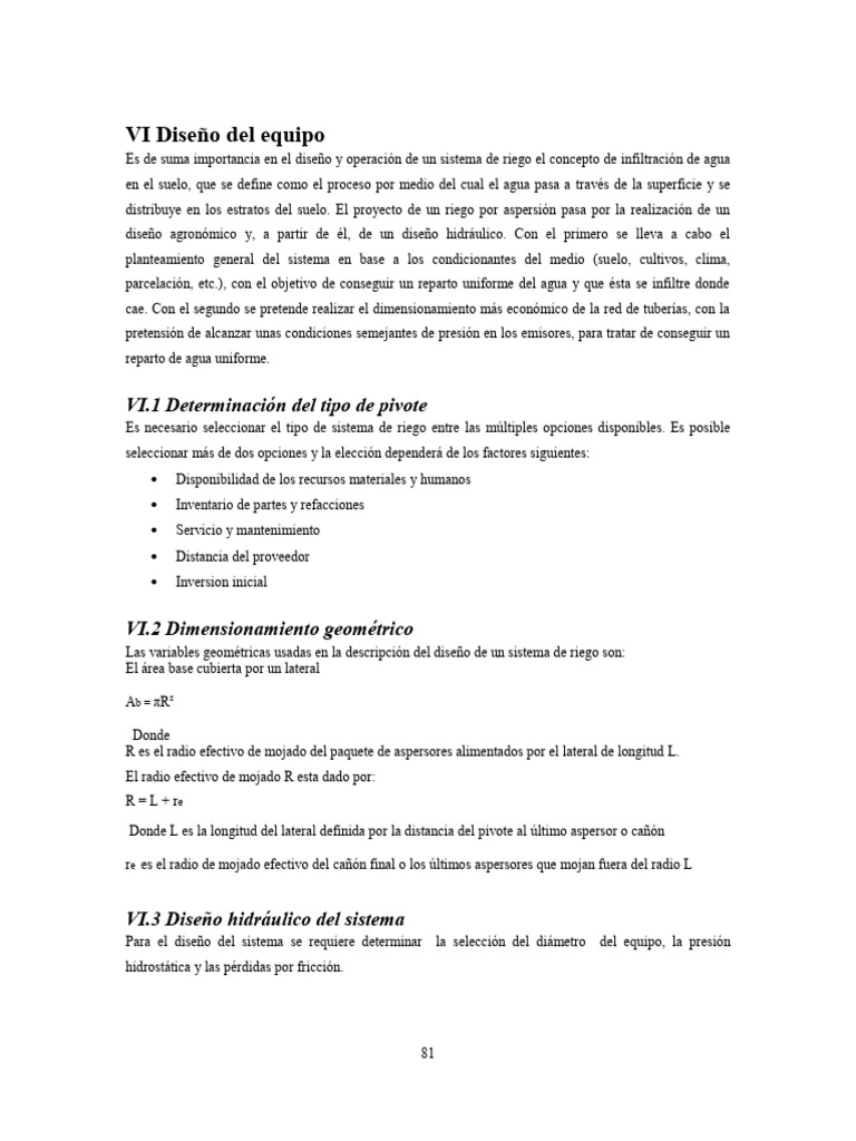 Pivots | PDF | Riego | Agua