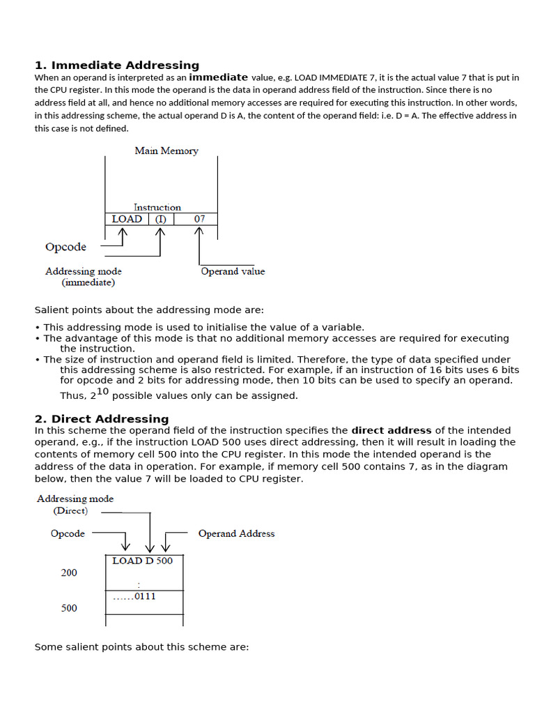 BCA-4-DECOA-CPU Instruction Set Architecture-2 | PDF | Central ...