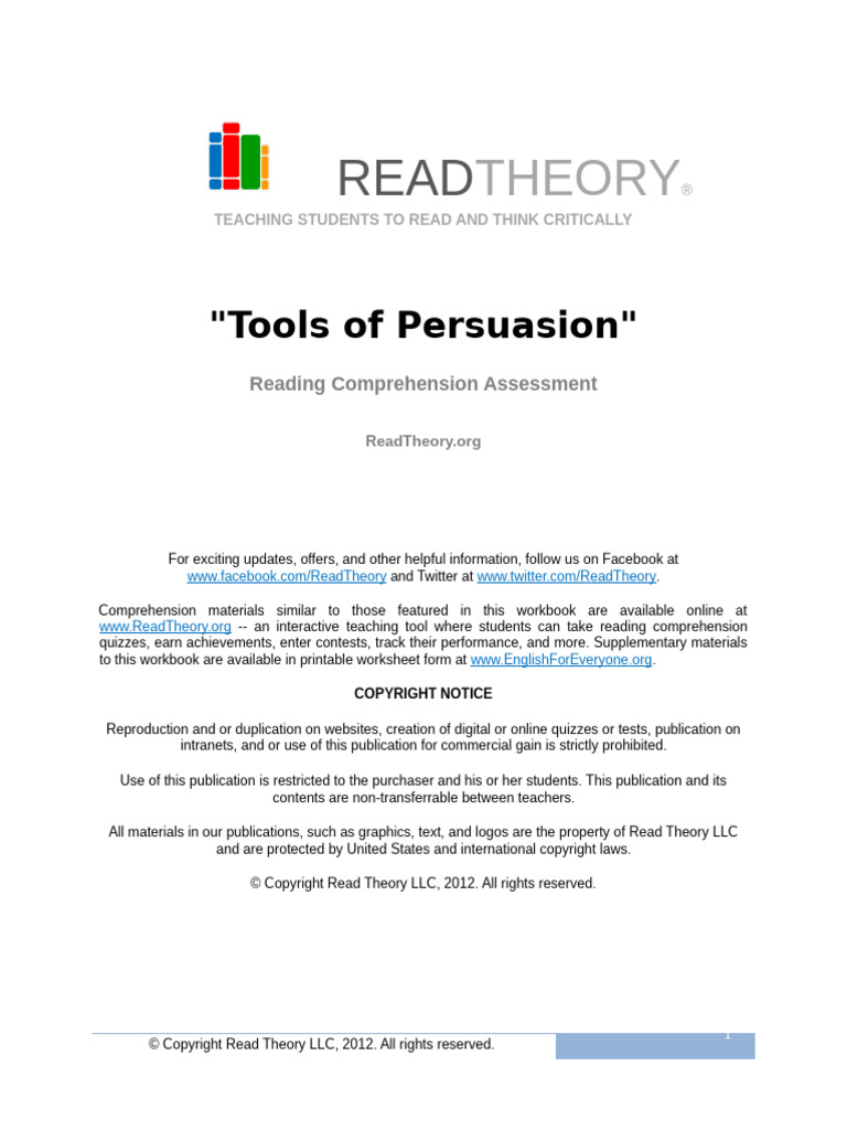 8 Tools of Persuasion Free Sample | PDF | Logos | Persuasion