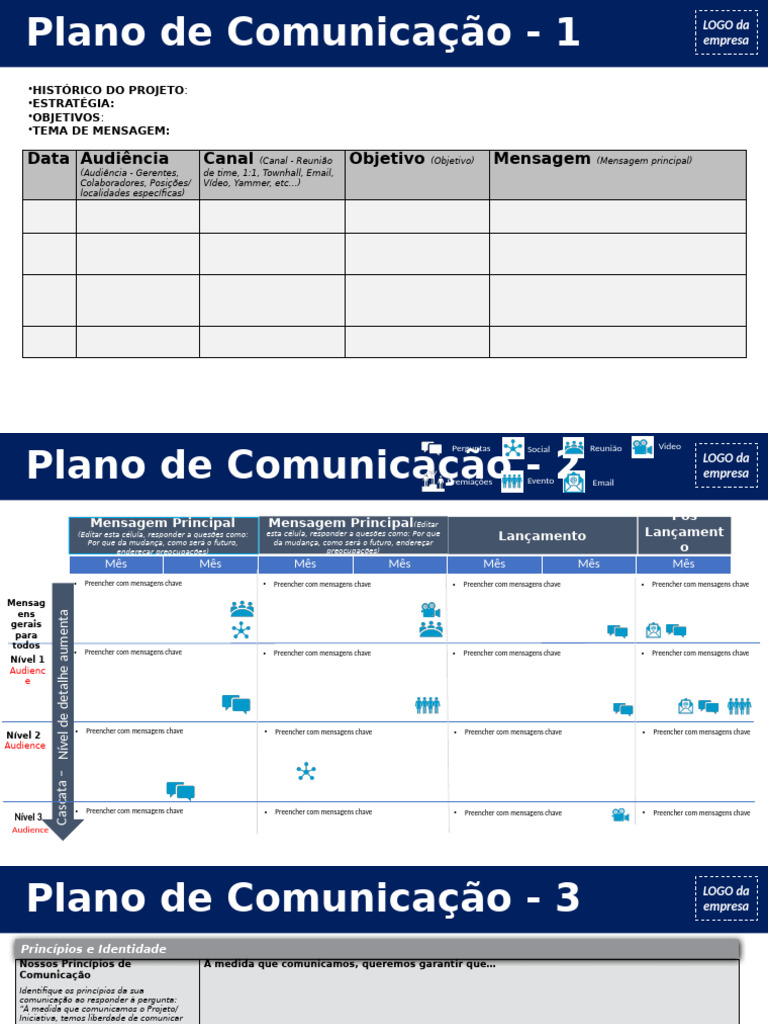 03 PT Communication Matrix | PDF | Comunicação