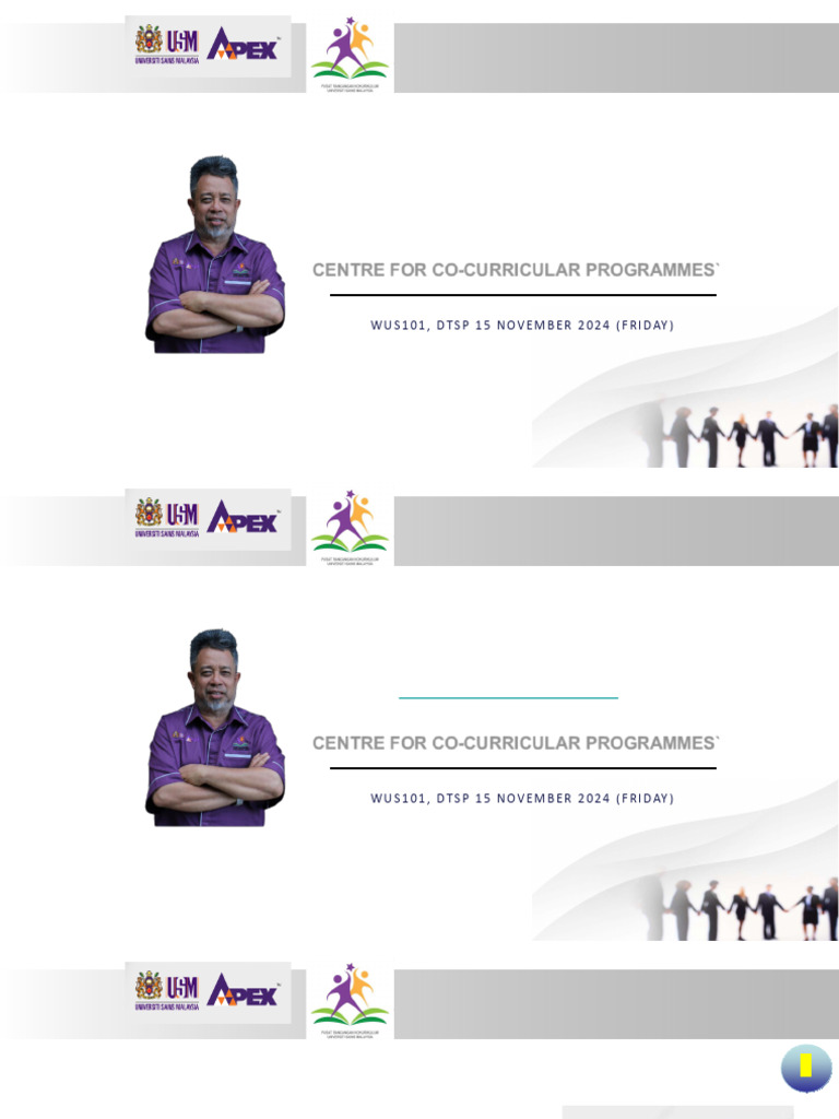 Wus 101 - DR Sayuti Lect On 15 Nov 2024 | PDF | Entrepreneurship ...