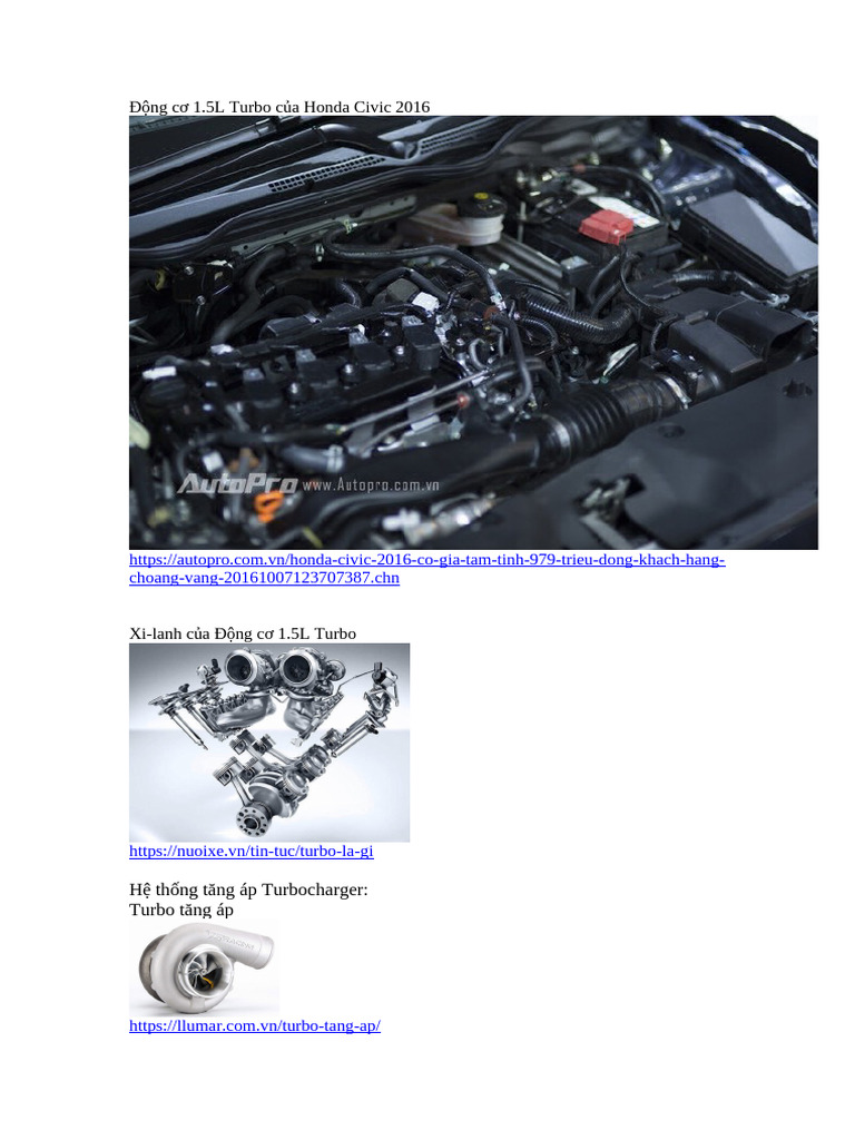 Đ NG Cơ 1.5L Turbo C A Honda Civic 2016: Choang-Vang-20161007123707387.chn | PDF