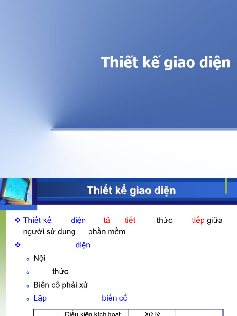 C10 - Thiet Ke Giao Dien | PDF
