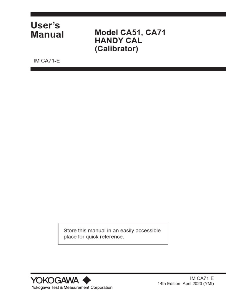 Calibrador CA71 | PDF | Thermocouple | Electrical Resistance And ...
