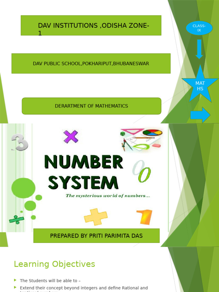 Ix Number System | PDF | Numbers | Rational Number