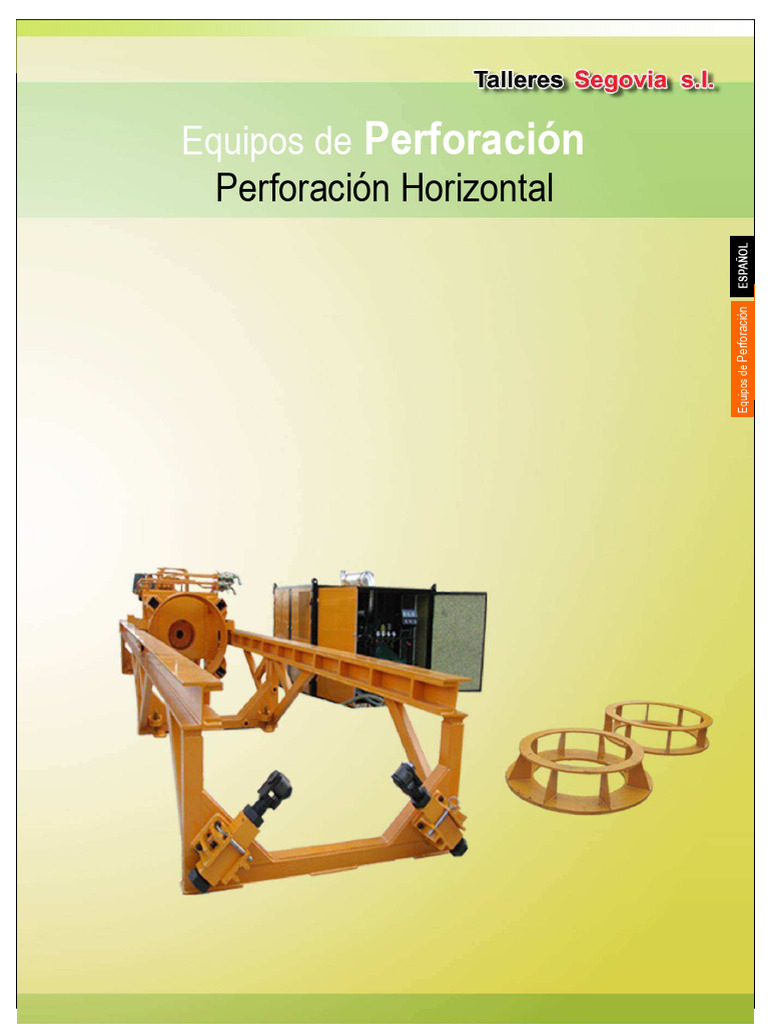 Equipos de Perforacion Horizontal e Hinca de Tuberia | PDF