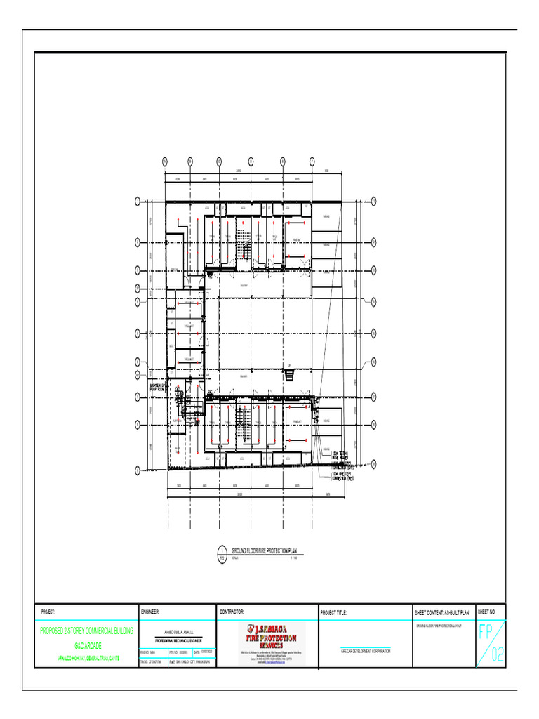 Ground Floor Fire Protection Plan | PDF