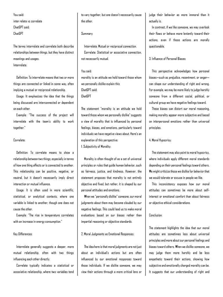 Ethics Syllabus Decode | PDF | Morality | Attitude (Psychology)