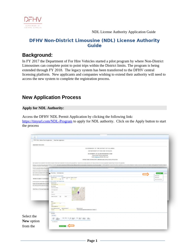 DFHV NDL New Licensing Guide | PDF | Limousine | Computing