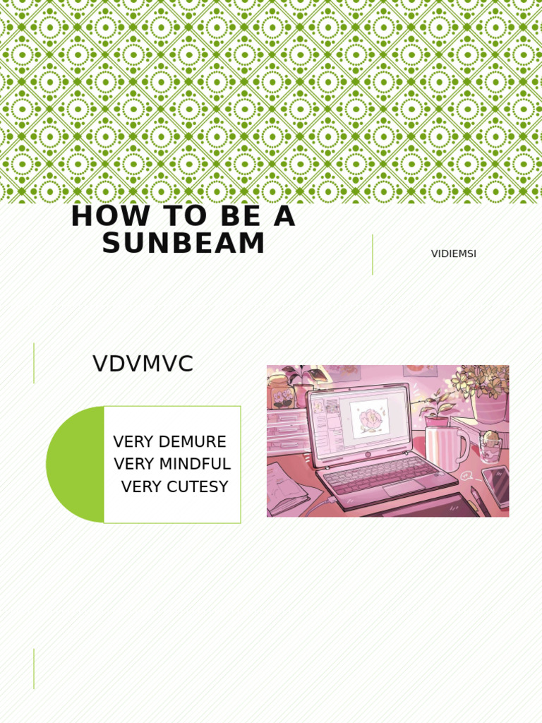 How To Be A Sunbeam | PDF