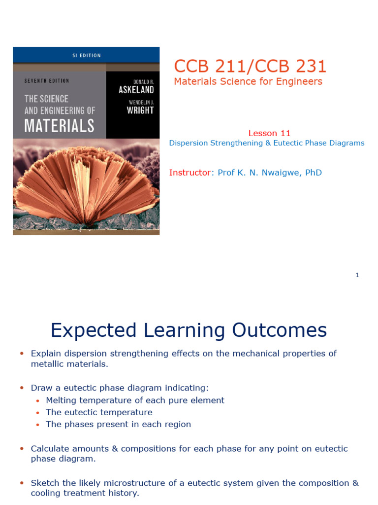 Lesson 11 | PDF | Physical Sciences | Physical Chemistry