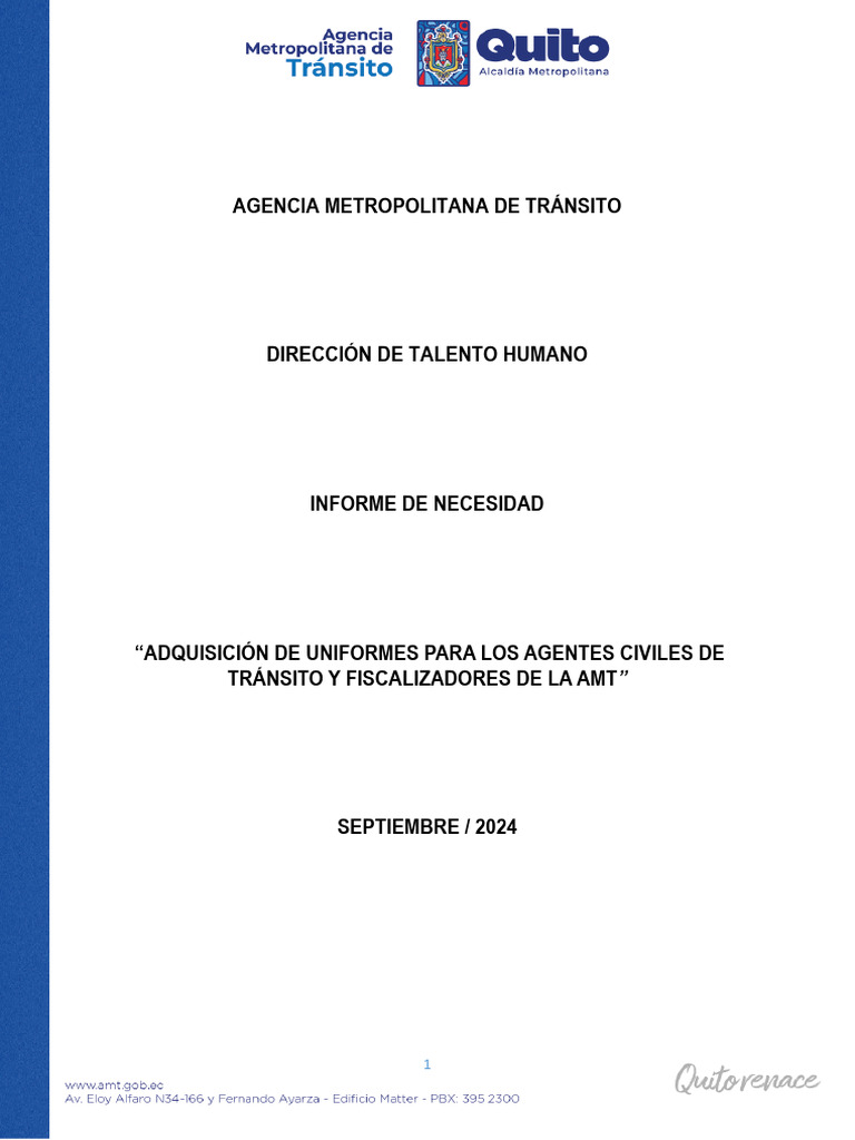 Informe de Necesidad Uniformes Amt 2024-Signed-Signed (2) - Signed | PDF | Gobierno | Seguridad ...