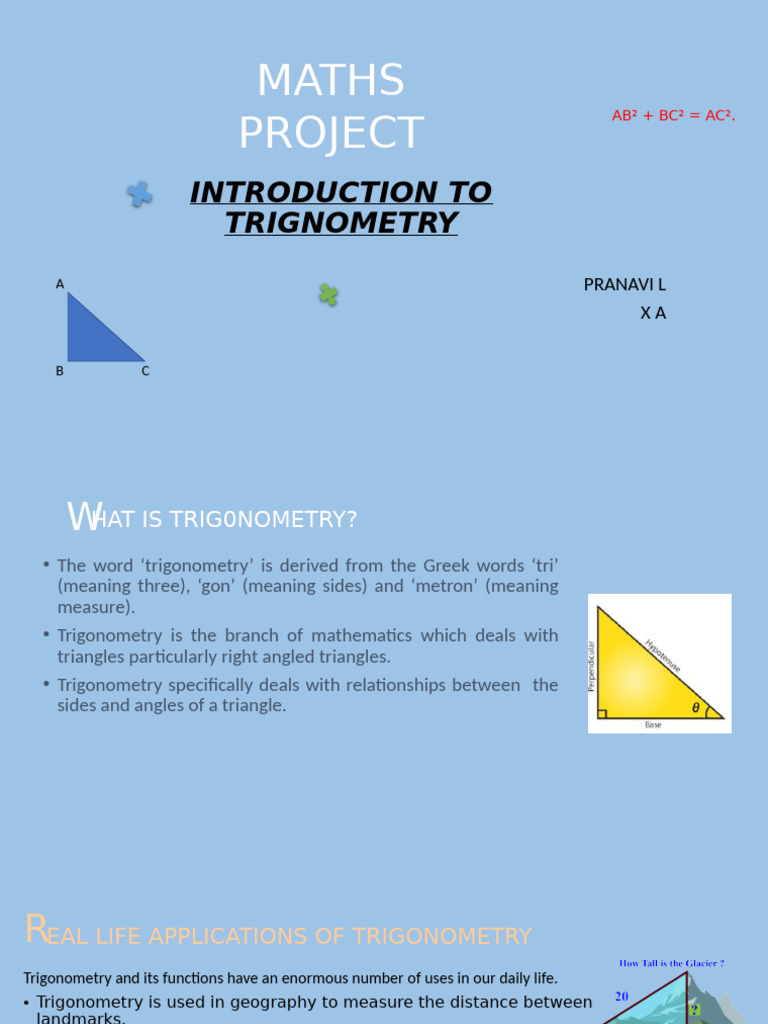 Introduction To Trignometry | PDF | Trigonometry | Trigonometric Functions