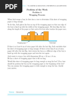 Surface Area in Gift Wrapping | PDF