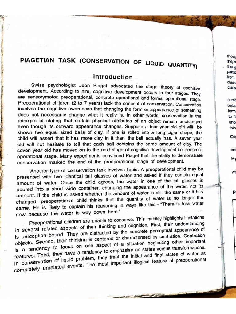 Psychology Practical 4 | PDF