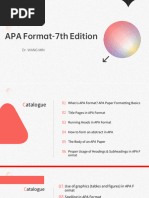 APA 7 Formatting for Capstone Projects | PDF | Apa Style | Writing