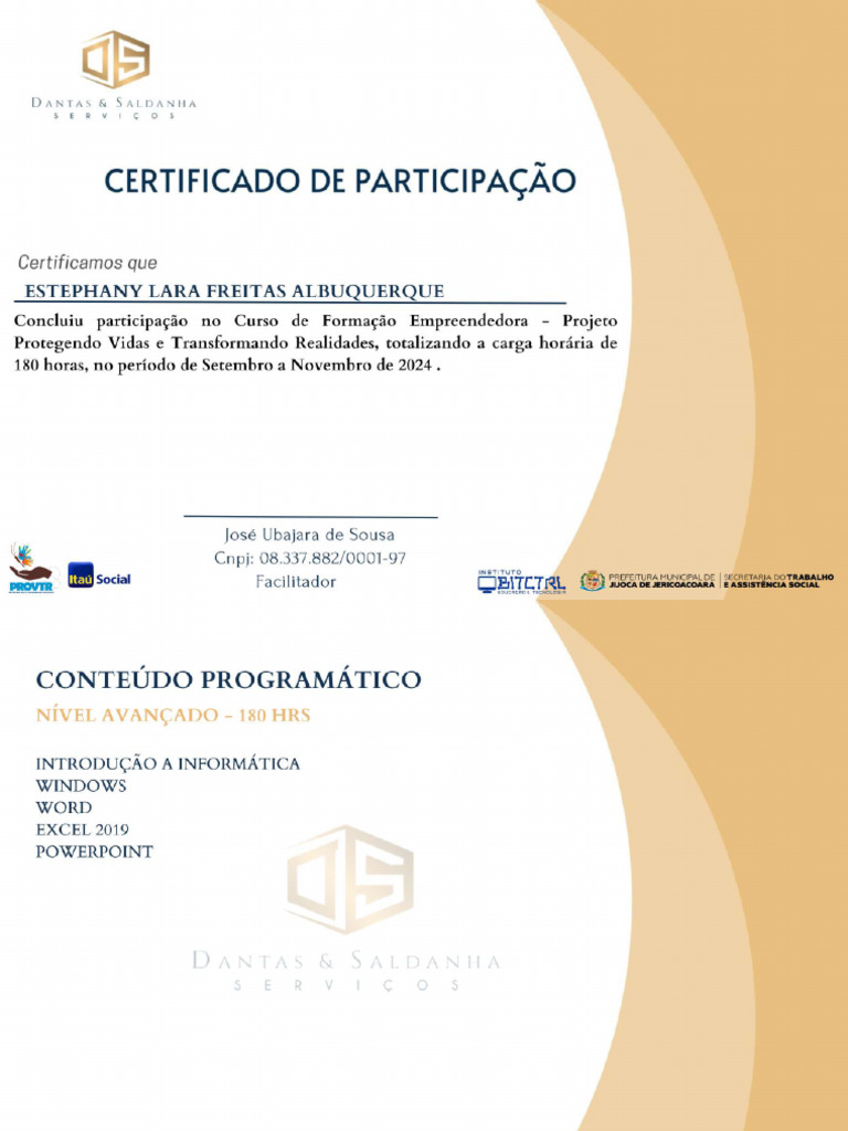 Certificado Basico | PDF