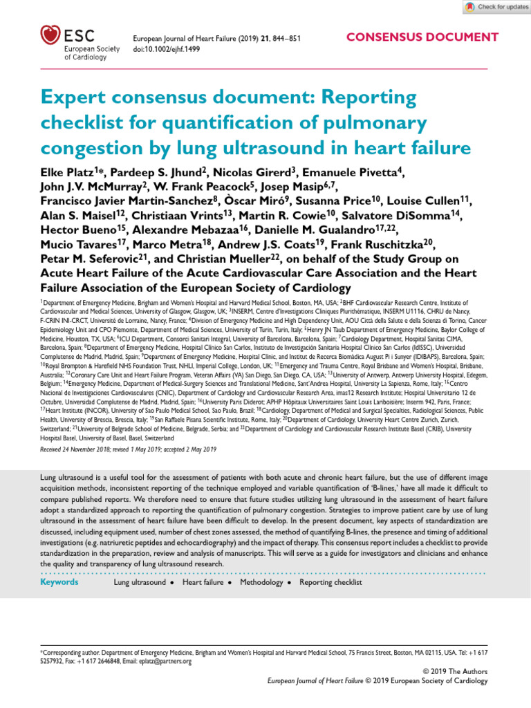 European J of Heart Fail - 2019 - Platz - Expert Consensus Document ...