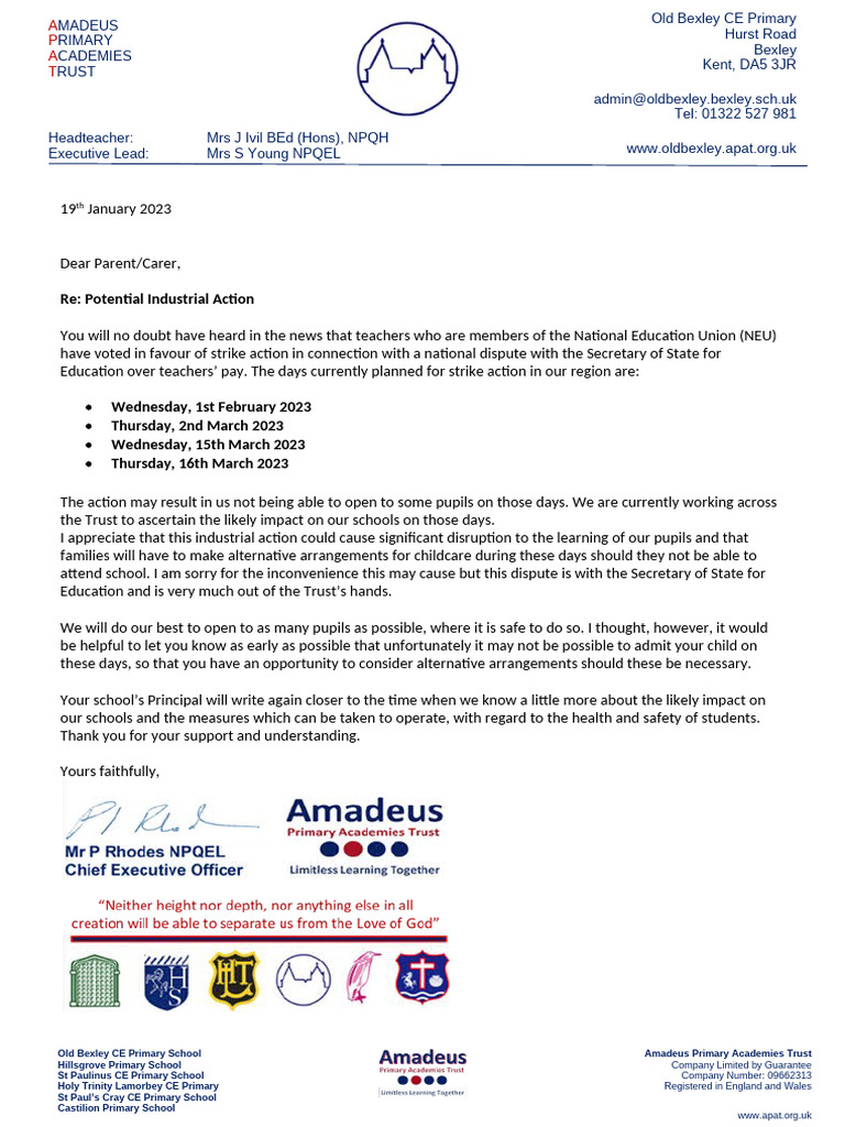 APAT Potential Strike Action | PDF