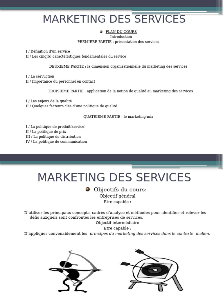 Cours de Marketing Des Services 2019 - 2020 Esgic 2 | PDF ...