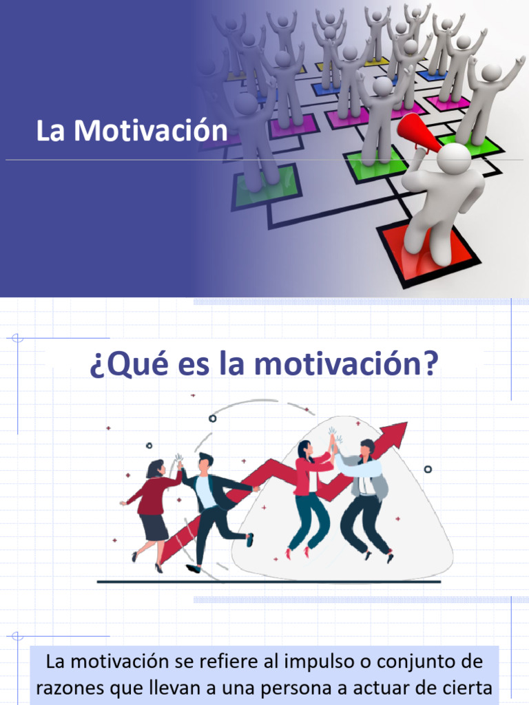 La Motivación | PDF | Motivación | Motivacional