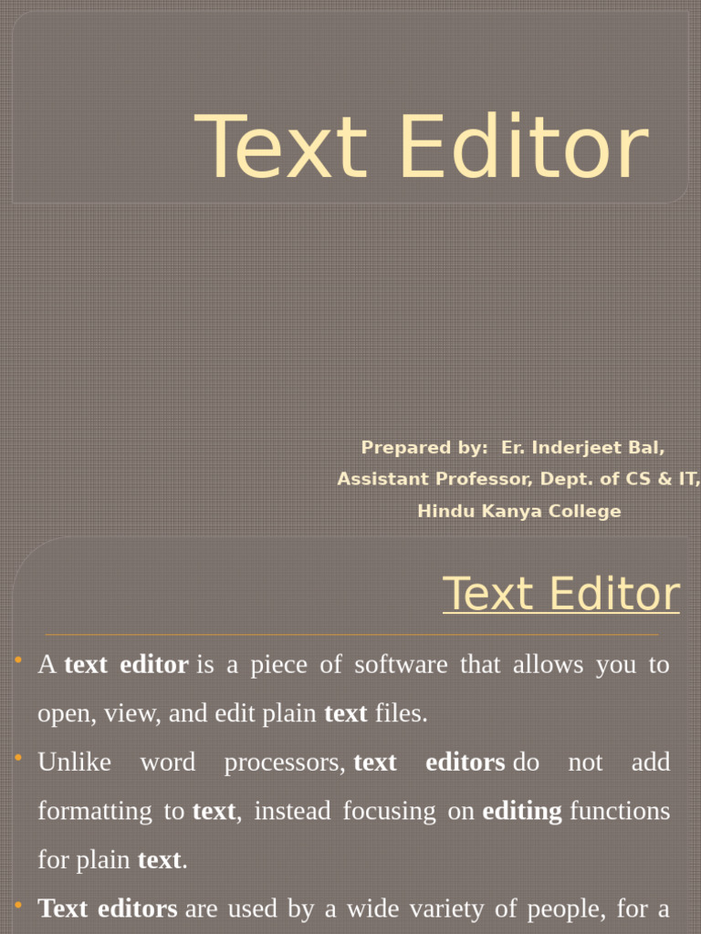 Chapter - Text Editors | PDF | Cursor (User Interface) | System Software