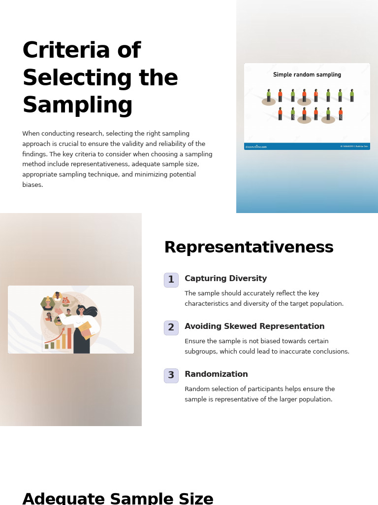 Criteria of Selecting The Sampling | PDF | Sampling (Statistics ...