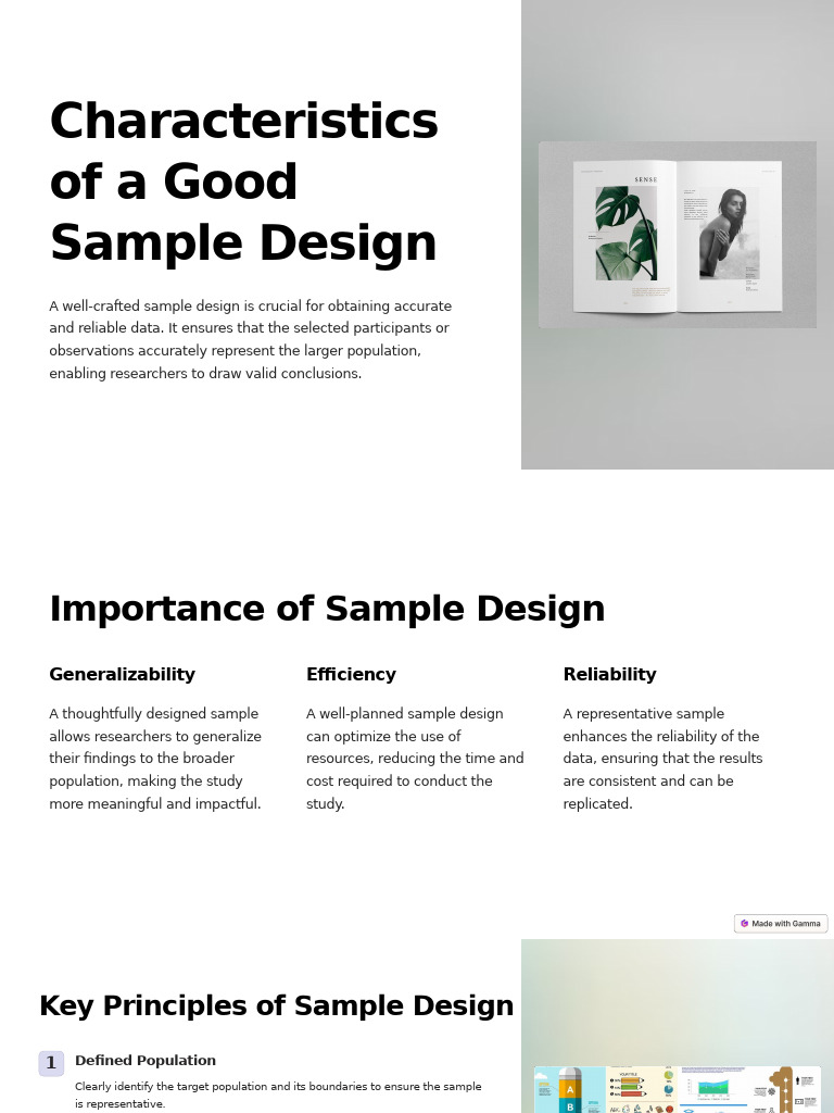 Characteristics of A Good Sample Design | PDF | Sampling (Statistics ...