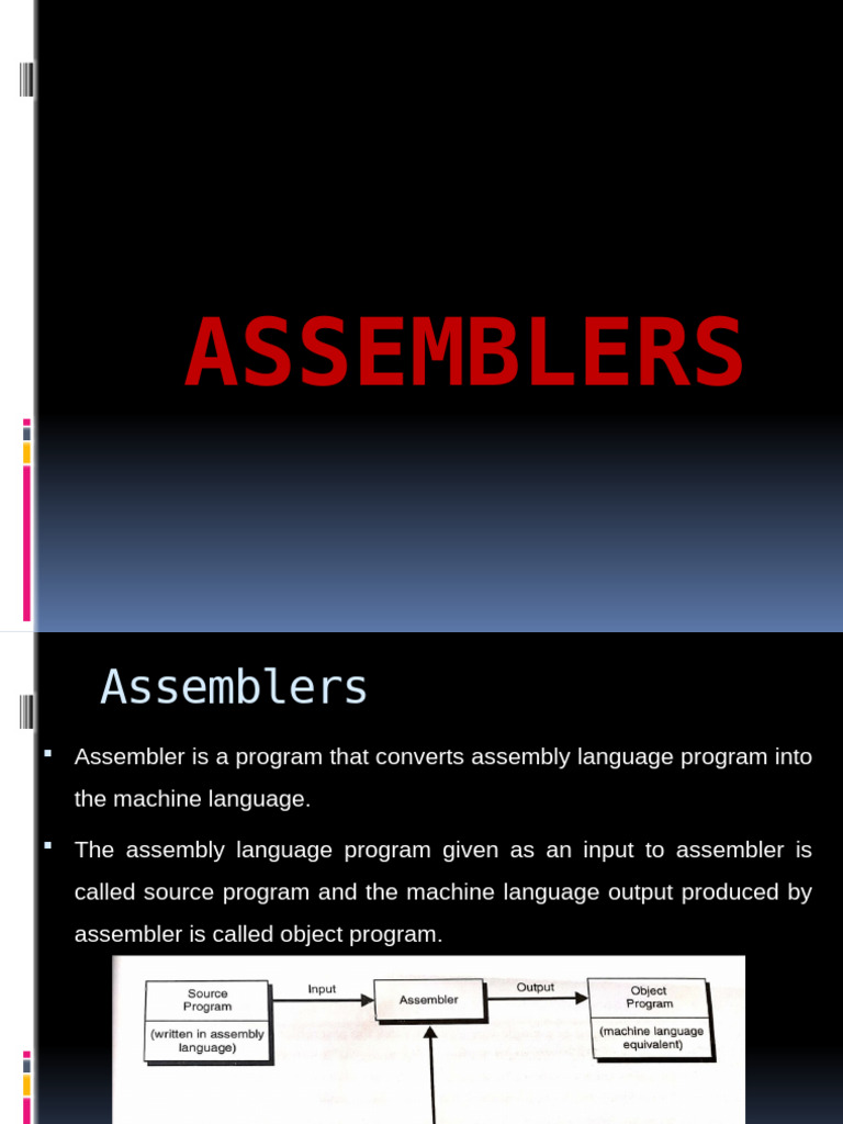2nd Chapter Assemblers | PDF | Assembly Language | Computer Program