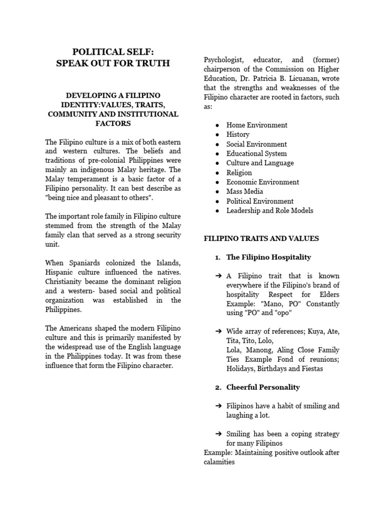 Political Self | PDF | Democracy | Political Ideologies