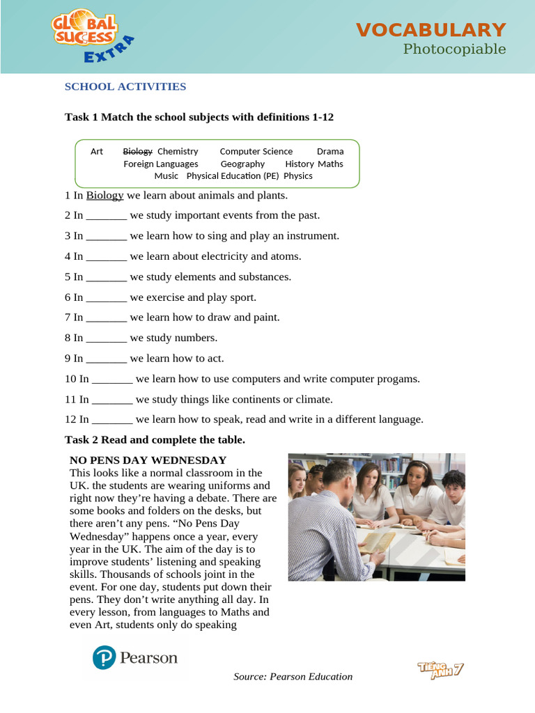 Unit 6 Extra - Vocabulary | PDF