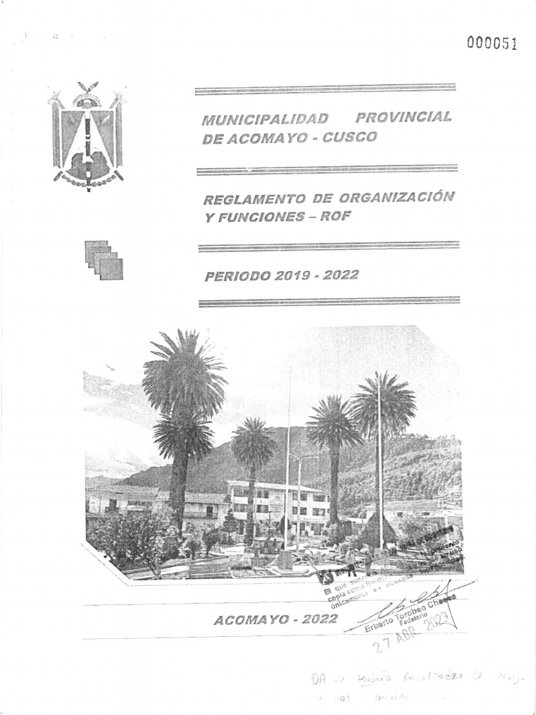 Rof 2022 | PDF | Alcalde | Gobierno local