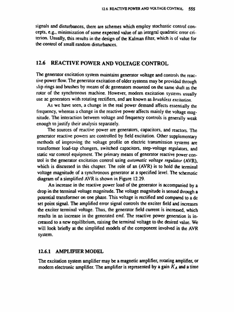 Automatic Voltage Control | PDF