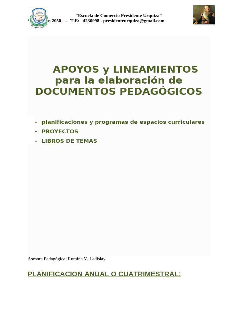 Doc. Elab. Planif. y Libros | PDF | Evaluación | Maestros