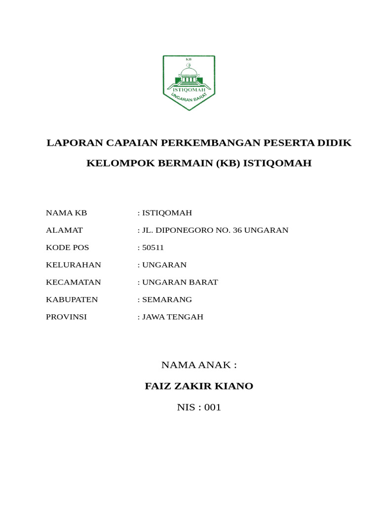 Hal. Depan | PDF