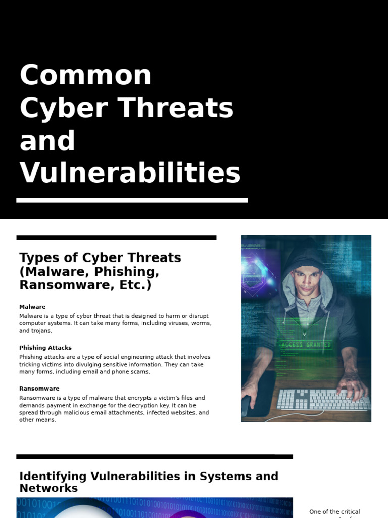 Common Threats of Cyber Security | PDF | Security | Computer Security