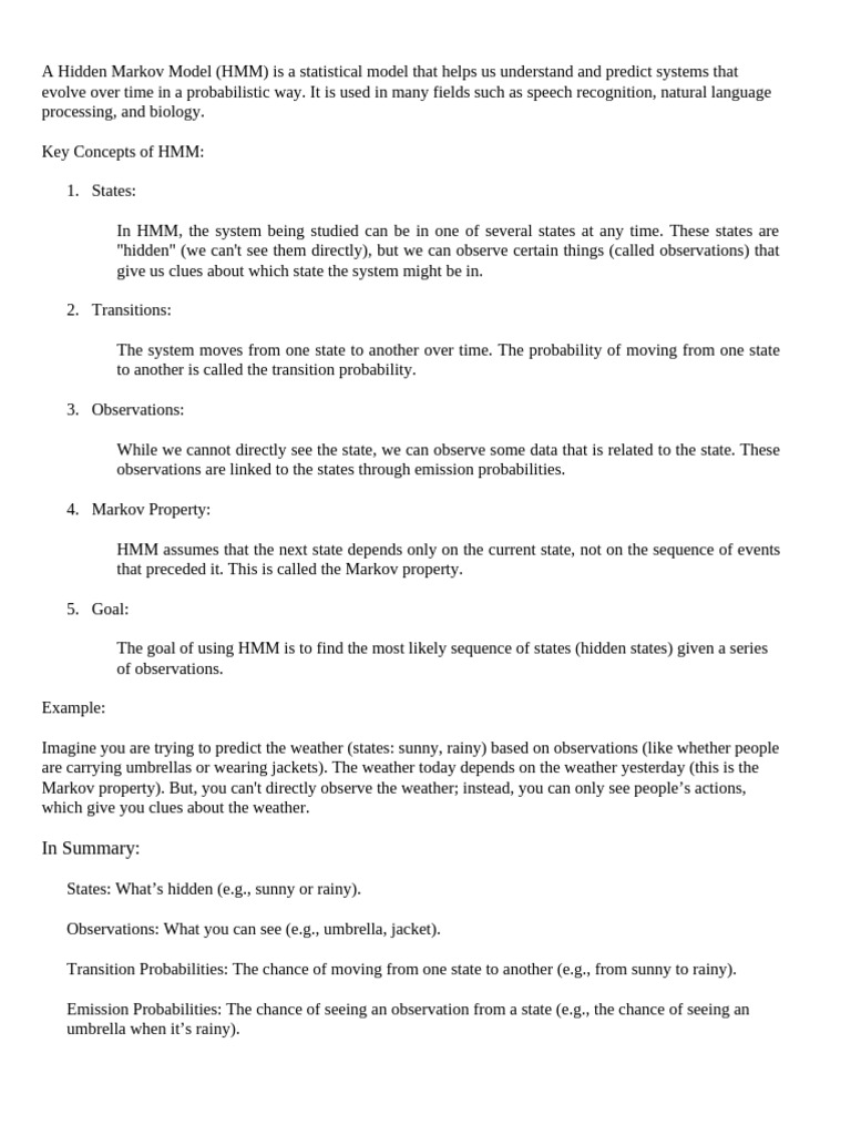 Understanding Hidden Markov Models and CYK Algorithm | PDF | Parsing ...