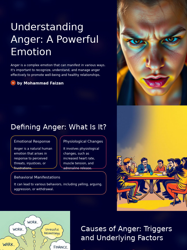 Understanding Anger A Powerful Emotion | PDF | Anger | Mindfulness