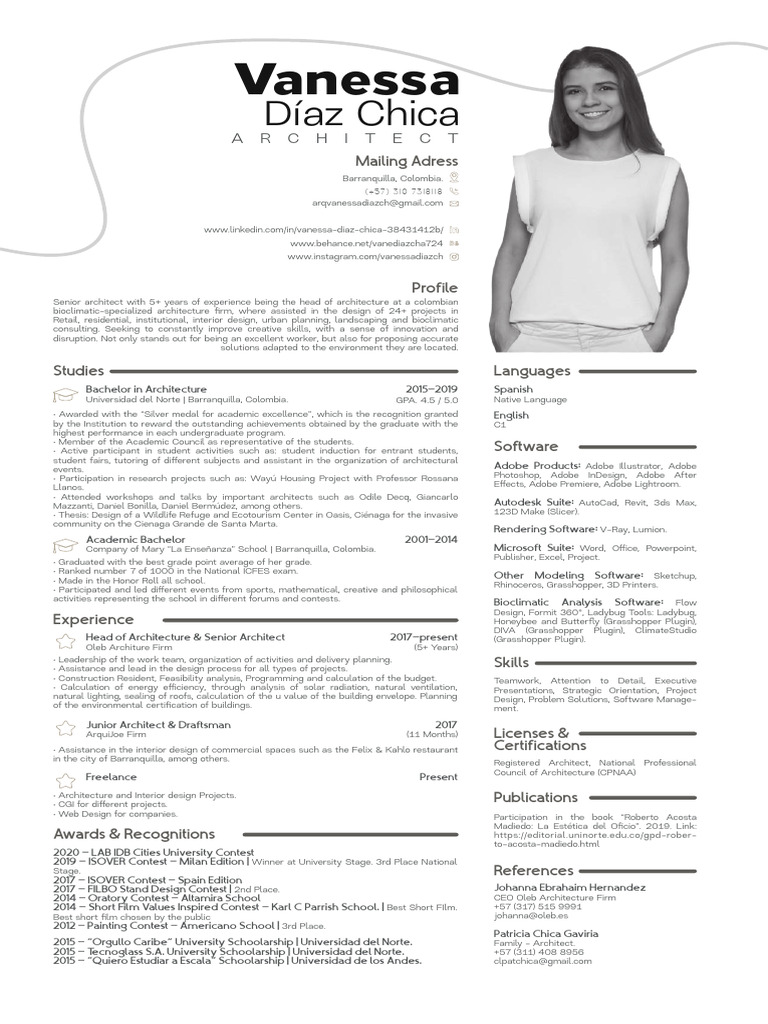 CV VANESSADIAZCHICA en Compressed | PDF
