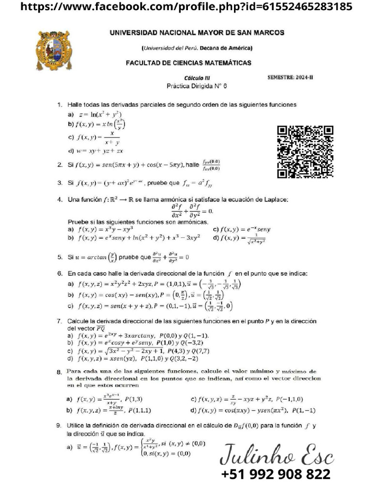 Unmsm FCM CC Ciii PD6 | PDF