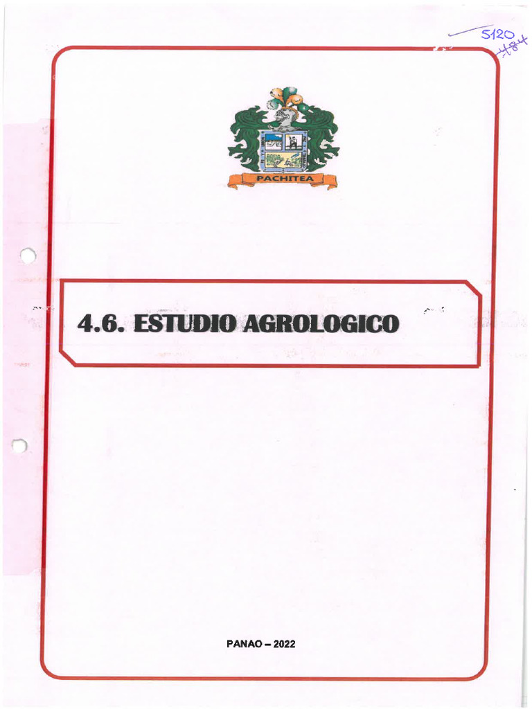 Estudio Agrologico | PDF